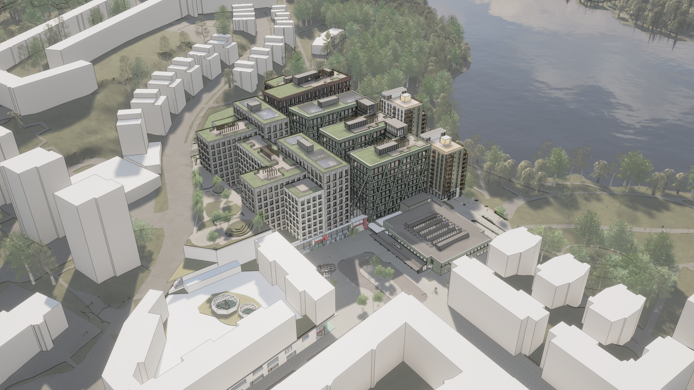 Liljeholmen utveckling – Wester + Elsner arkitekter